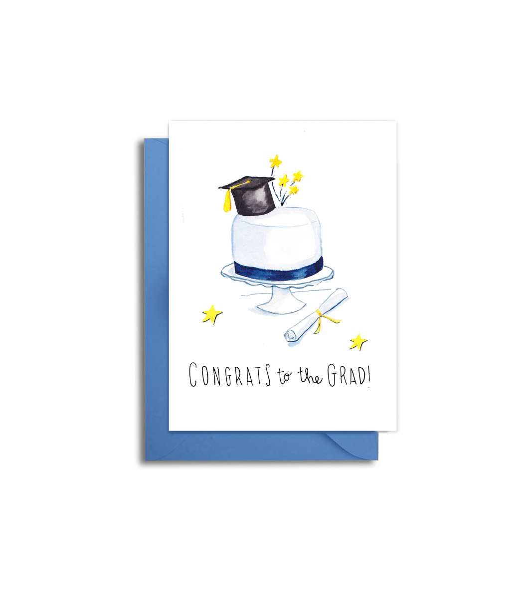 Graduation Card - 2020 Grad Card - Graduation Cake Themed Card – Good ...
